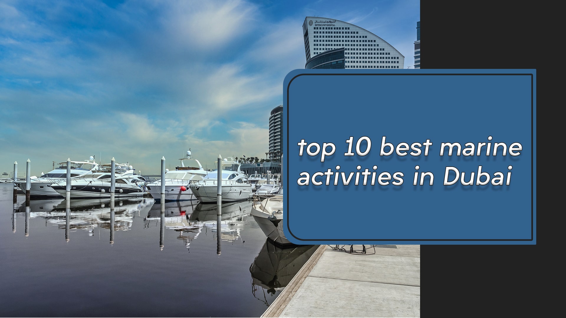 Top 10 marine activities in Dubai ⭐ | Dubai Bests